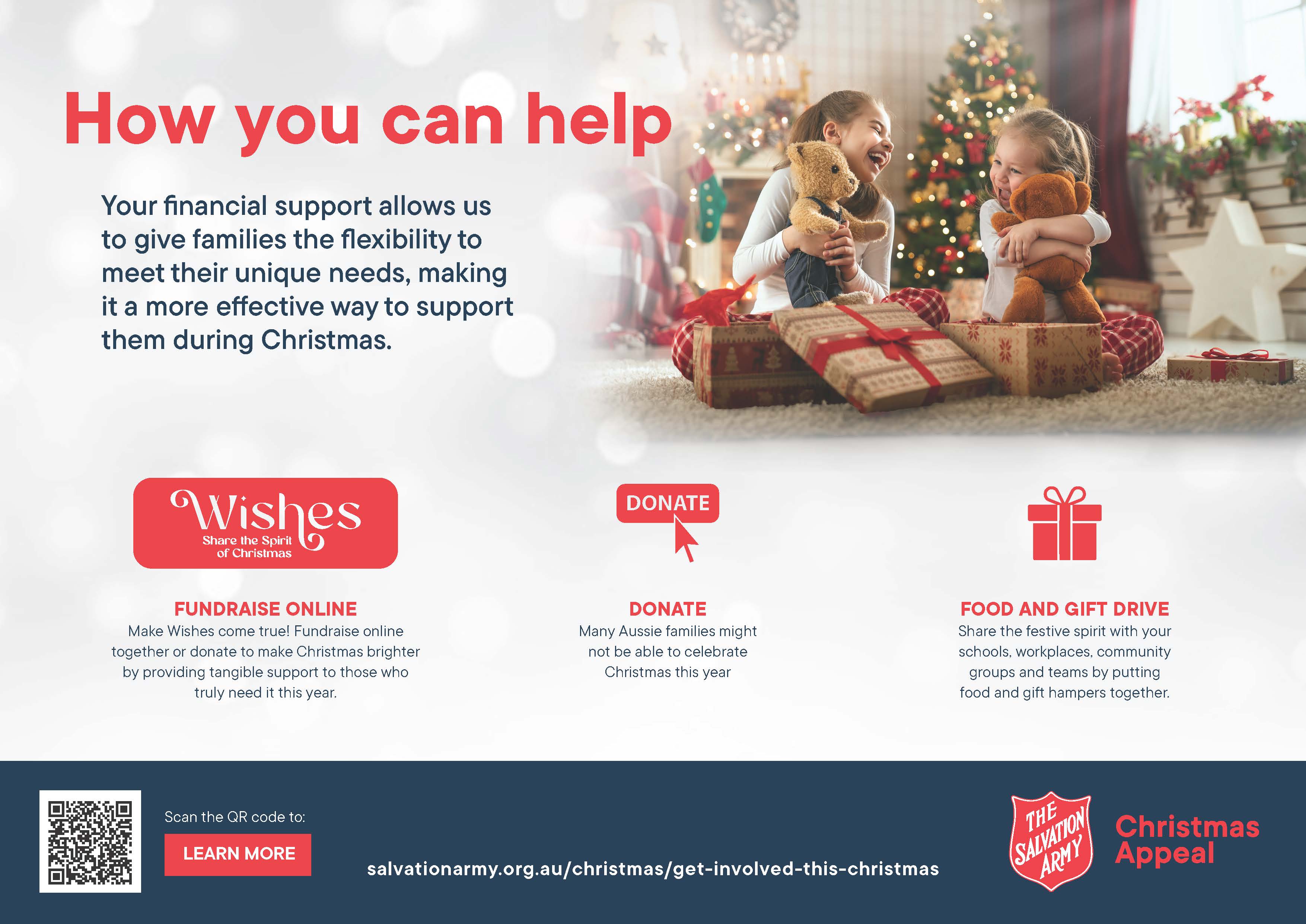 Christmas Appeal - How to Get Involved Flyer | mySalvos