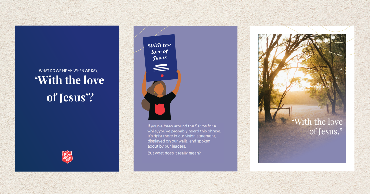 With the Love of Jesus - Evangelistic Brochure | mySalvos