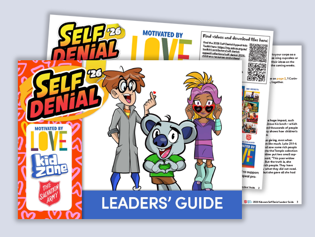 Self Denial Appeal Kids Leaders' Guide | mySalvos
