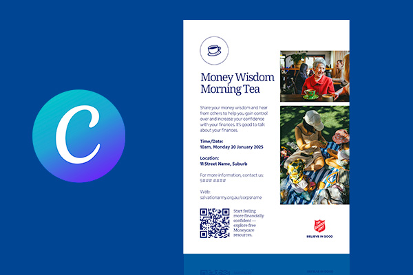 Moneycare Week | Editable Canva - Poster | mySalvos